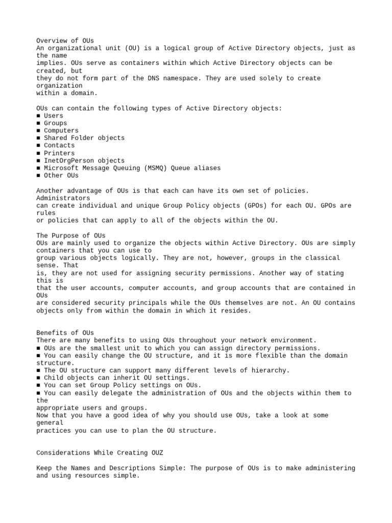 Ouz | PDF | Active Directory | Computer File