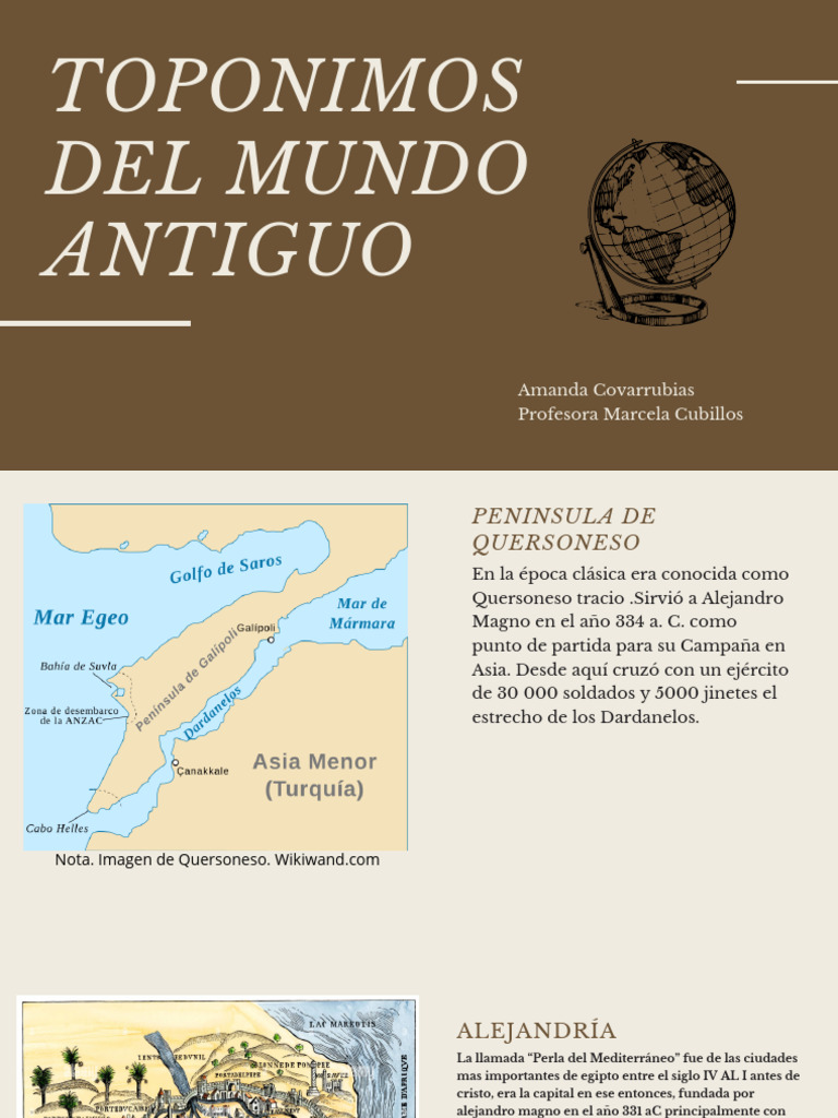 Toponimos Del Mundo Antiguo | PDF | Antigua Grecia | Imperio aqueménida