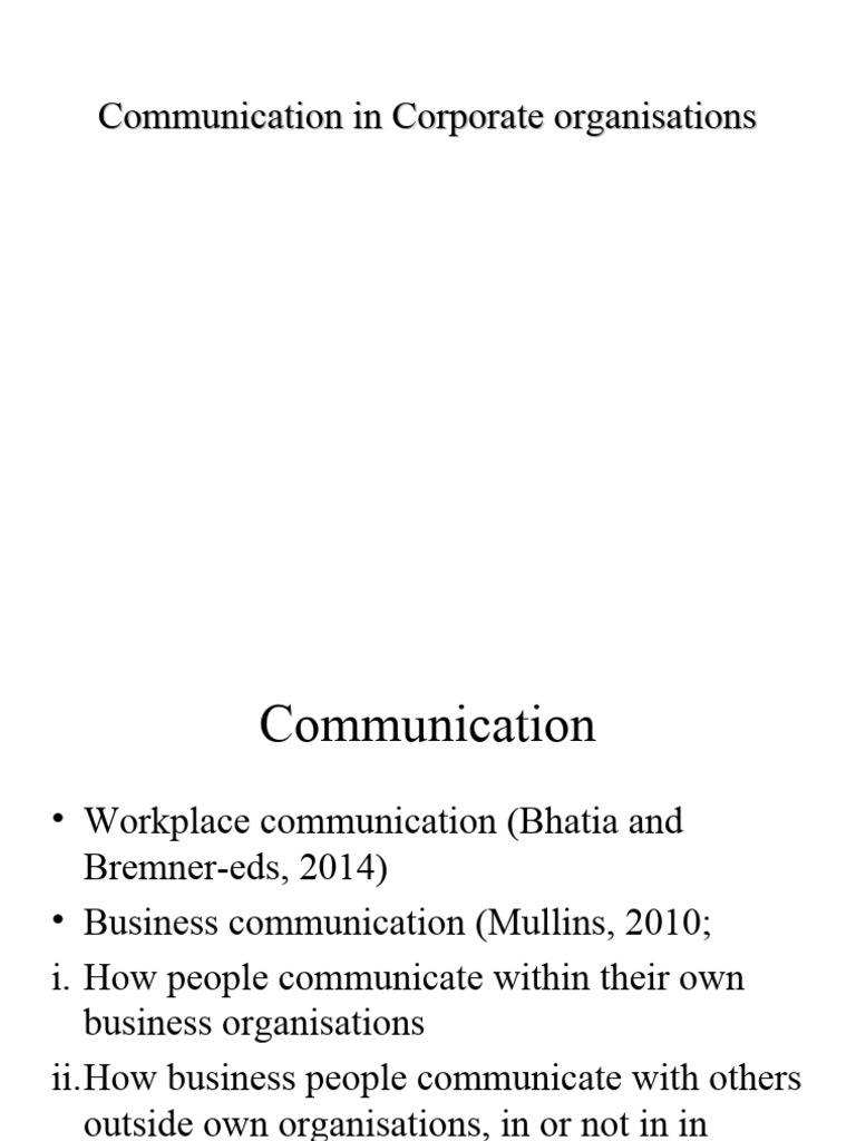 Communication in Management | PDF | Communication | Nonverbal Communication