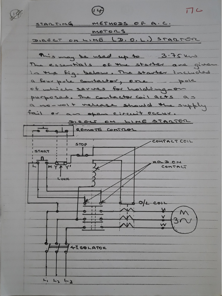Starting Methods of A.C MOTORS | PDF