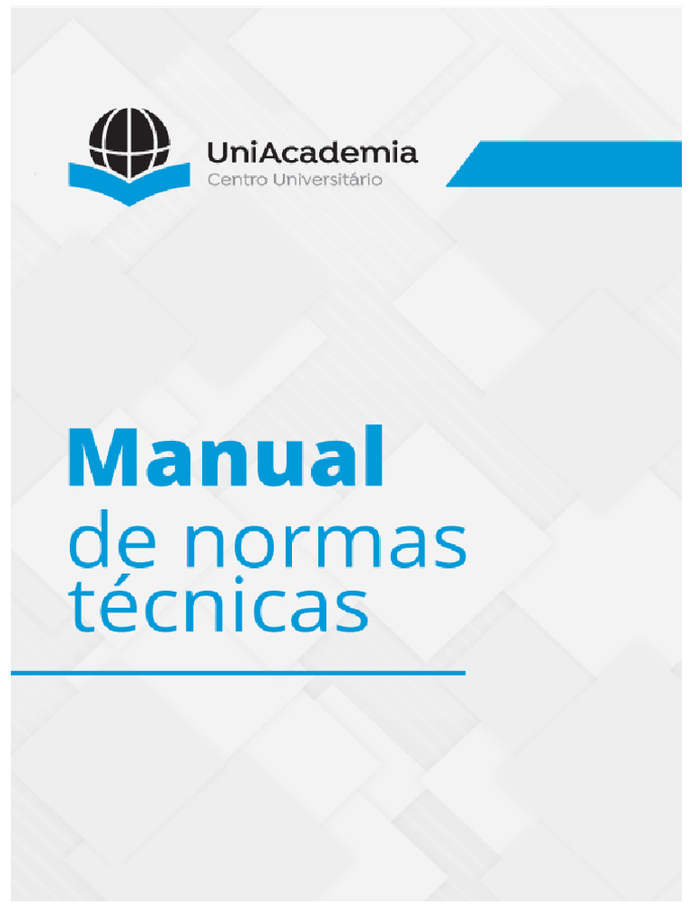 Manual de Normas Tecnicas | PDF | Abstract (resumo) | Teoria