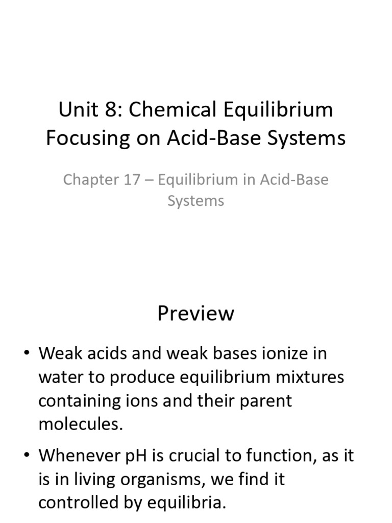 Unit A2 - Lecture 4 Intro To PH Fall 2020 | PDF | Ph | Acid