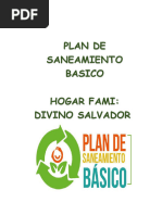 Formatos Plan de Saneamiento Basico | PDF | Alimentos | Agua