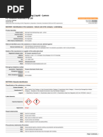 Lysol Safety Data Sheet (MSDS) | PDF | Dangerous Goods | Toxicity