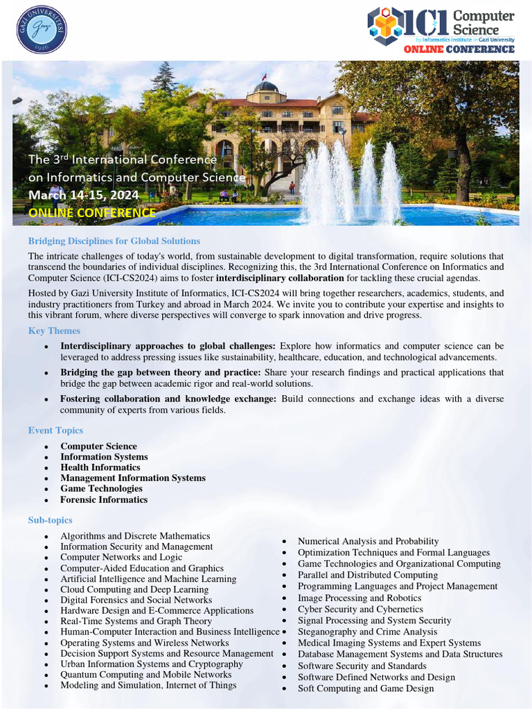 Ici CS2024 | PDF | Computer Science | Information System