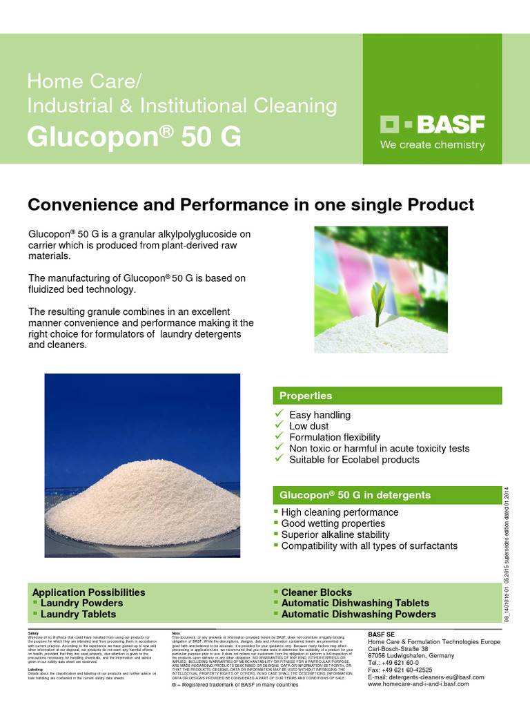 HCI - Glucopon - 50 G - Convenience and Performance in One Single ...