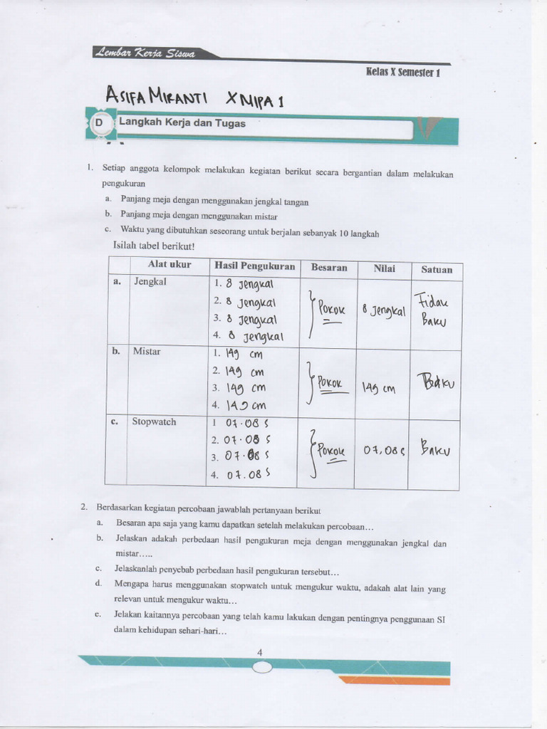 Asifa Miranti Tugas Fisika | PDF