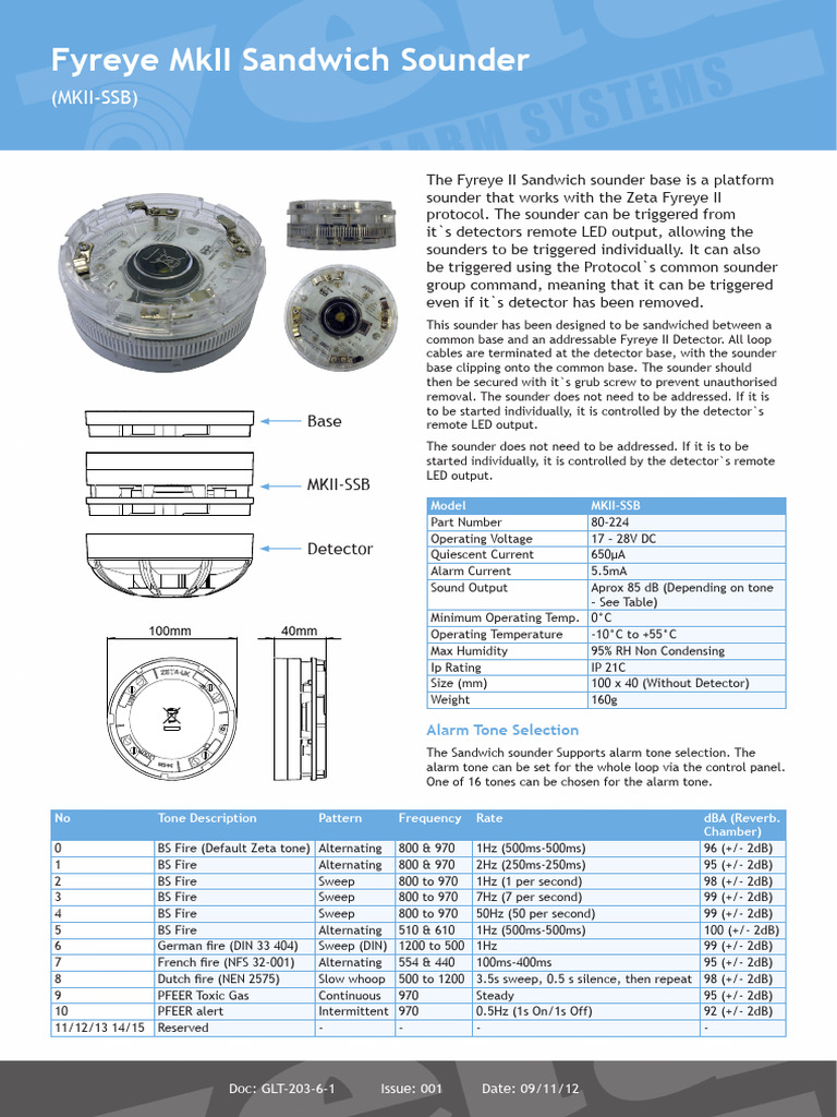 Fyreye MkII Sandwich Sounder Overview | PDF | Detector (Radio ...