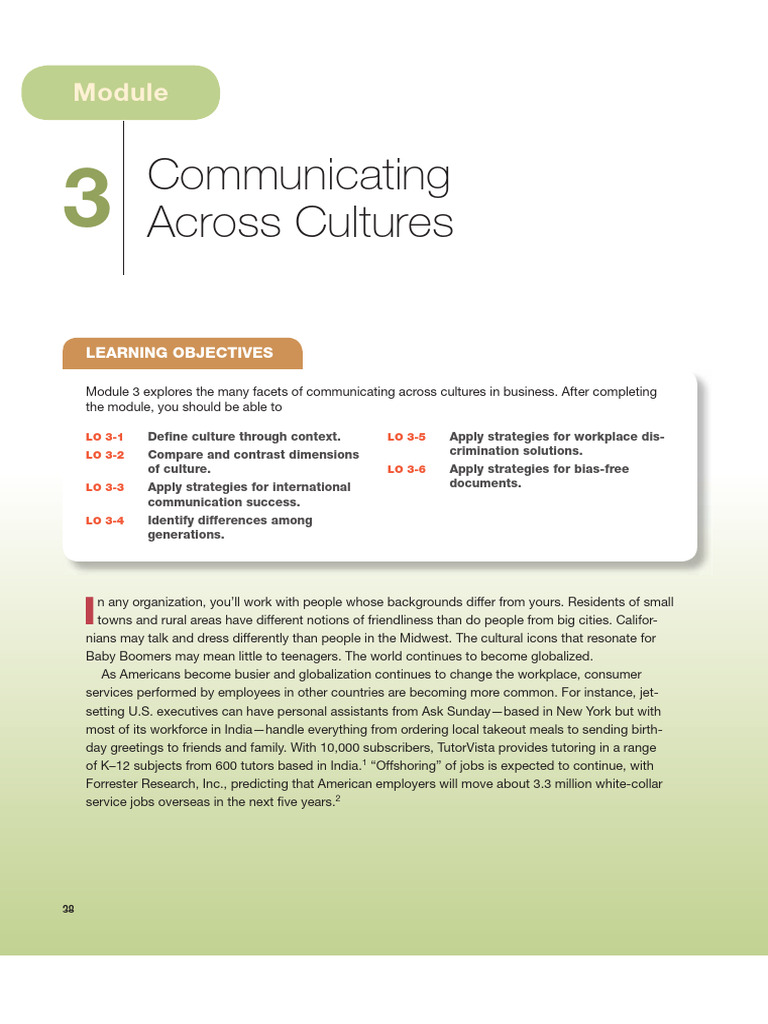 Communicating Across Cultures by Kitty O. Locker (1) Compressed | PDF | Nonverbal Communication ...