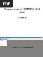 Cummins Calterm Instructions | PDF | Interface (Computing) | Computing