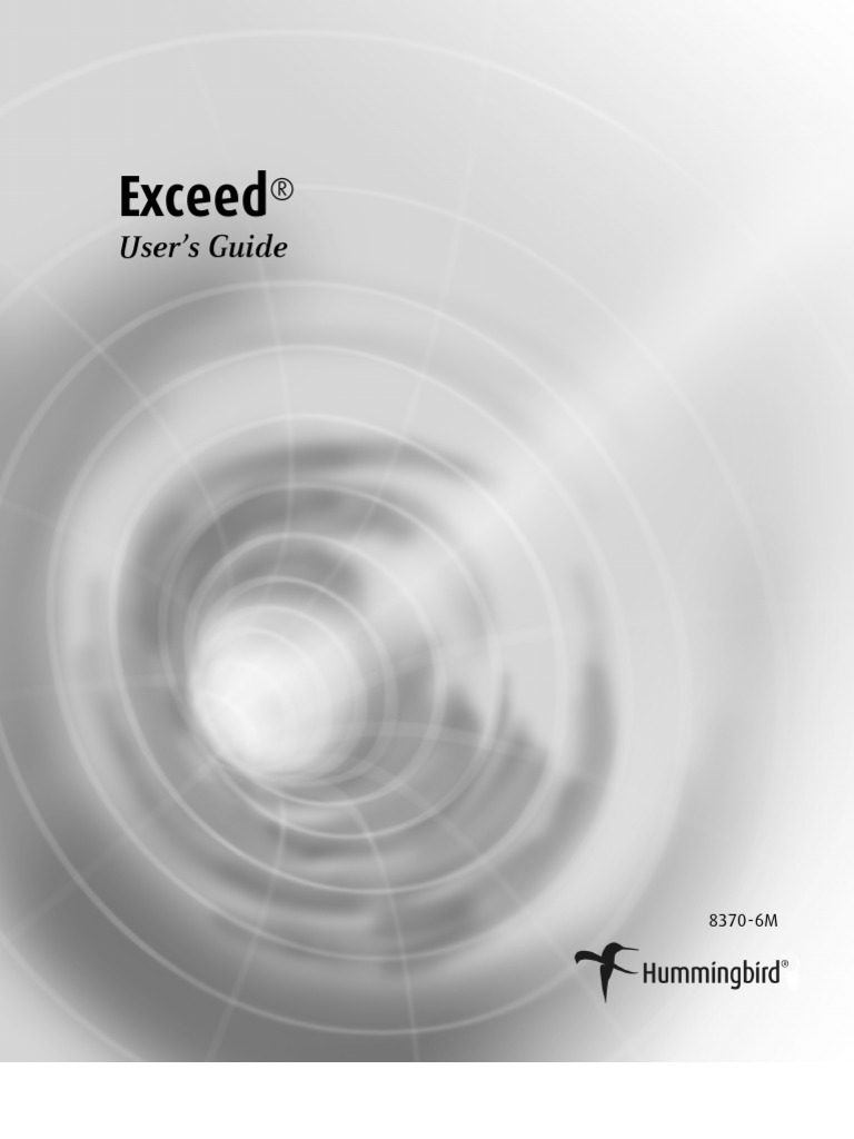 Exceed | PDF | Installation (Computer Programs) | Microsoft Windows