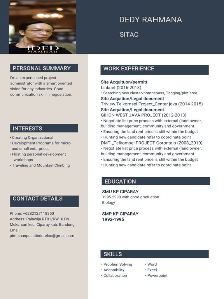 Dedy Sitac BTS | PDF