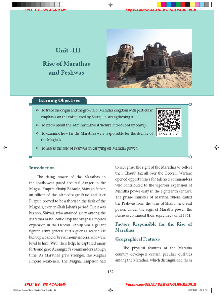 Maratha Rise and Shivaji's Legacy | PDF | South Asia