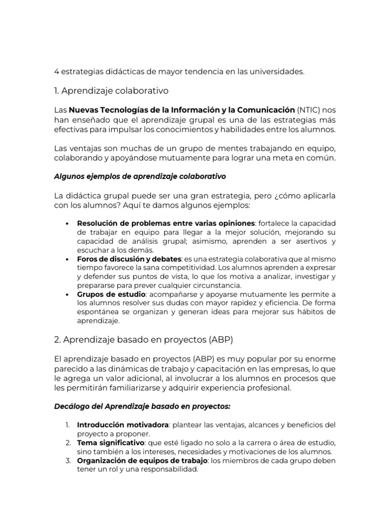 Estrategias Para La Educacion Inclusiva Pdf Aprendizaje