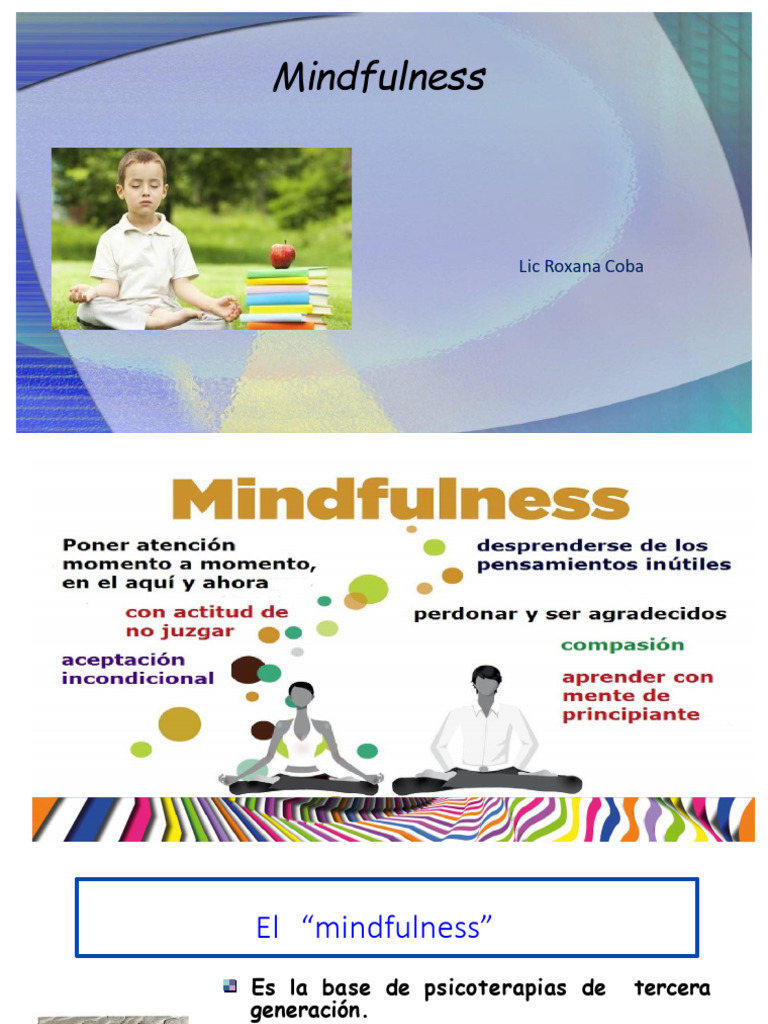 Mindfulness Clase | PDF | Experiencia | Las emociones