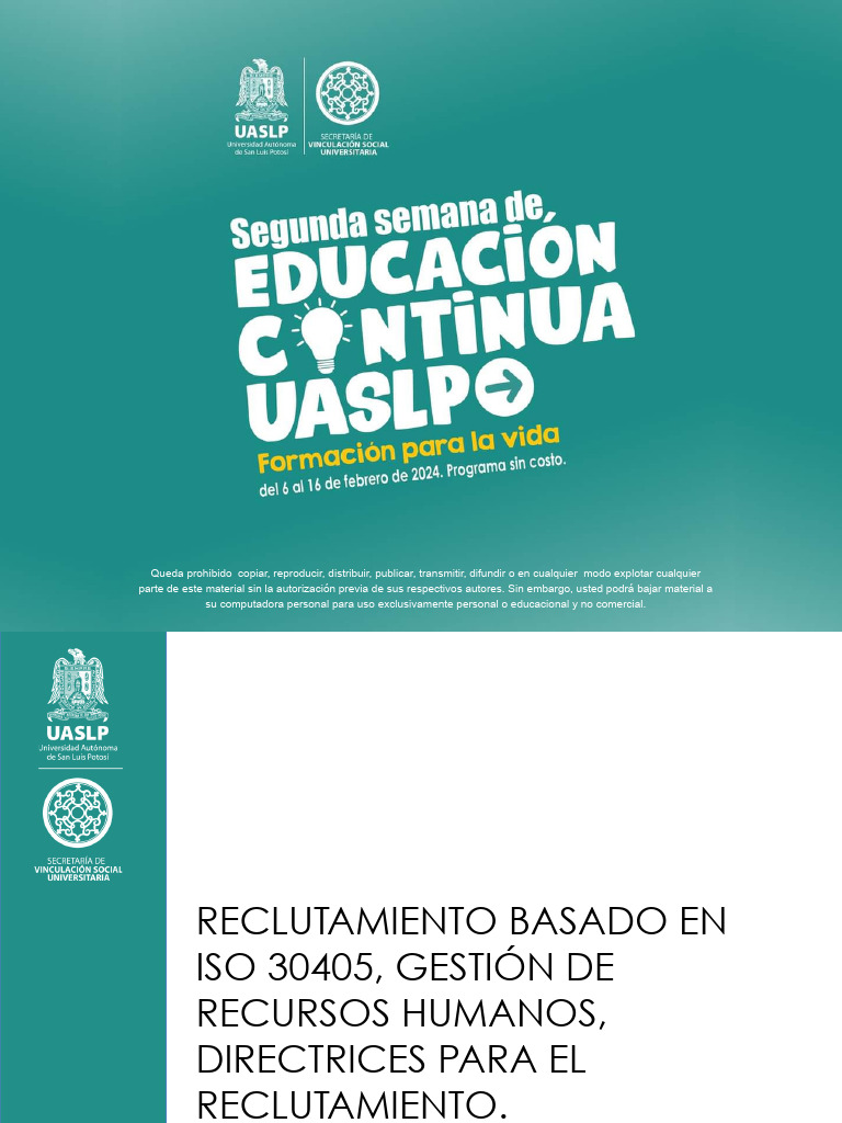 Reclutamiento Basado en ISO 30405 | PDF | Reclutamiento | Gestión de ...