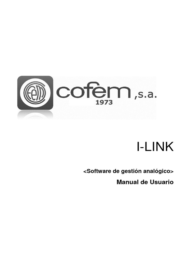 COFEM I-Link. Manual ESP | PDF