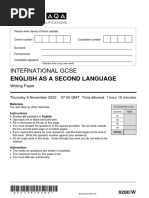AQA GCSE Nov 2021 English Language Past Paper 1 | PDF