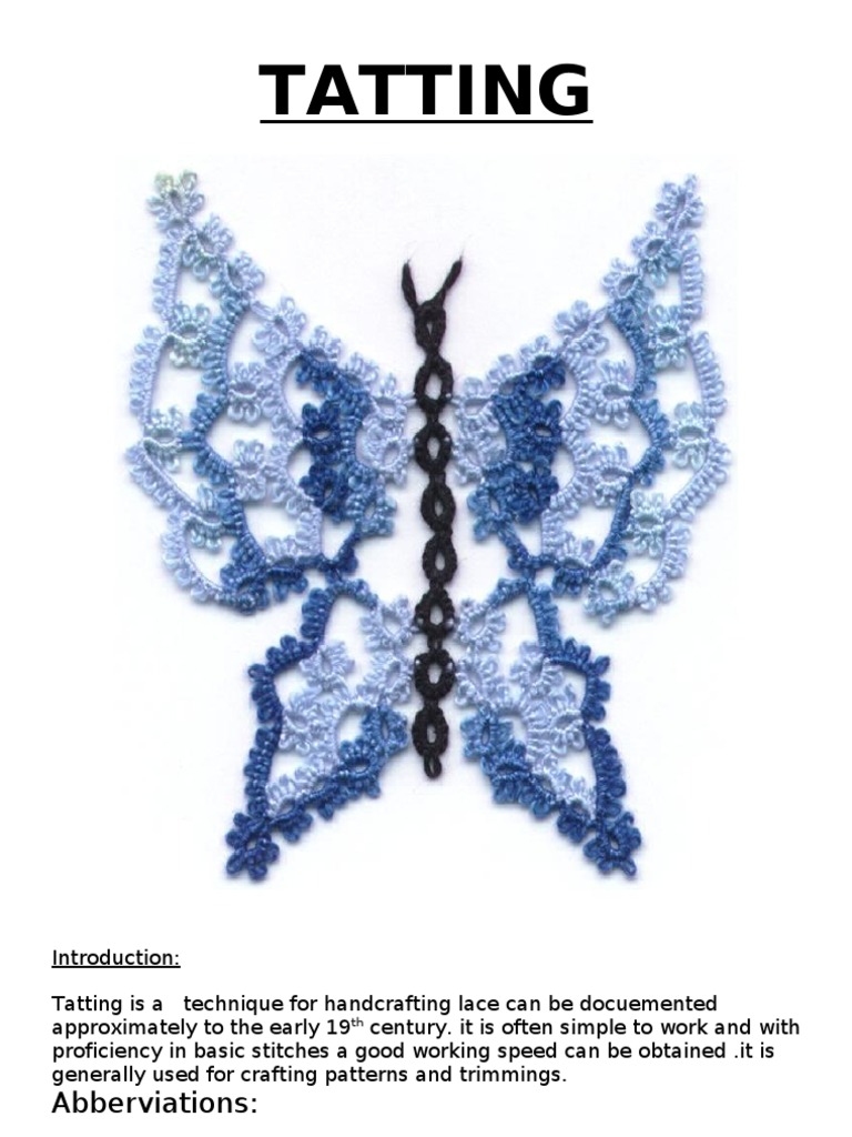 Tatting | PDF | Tatting | Textile Arts