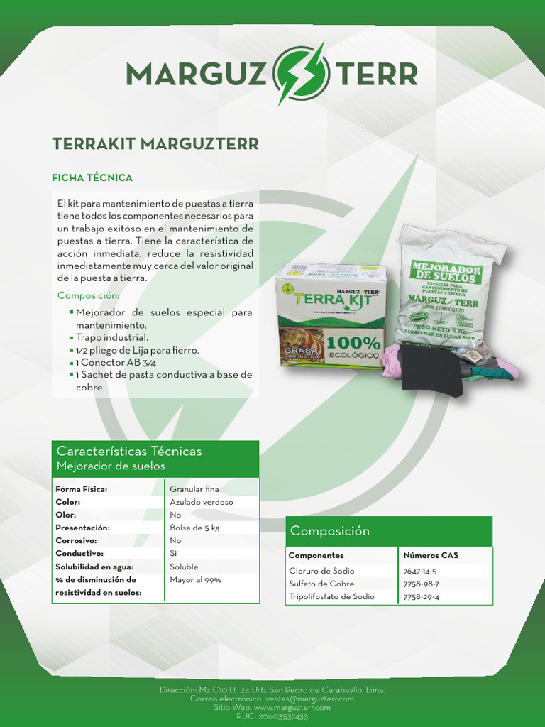 TERRAKIT - Sistema para Mantenimiento de Pozos a Tierra | PDF | Agua ...