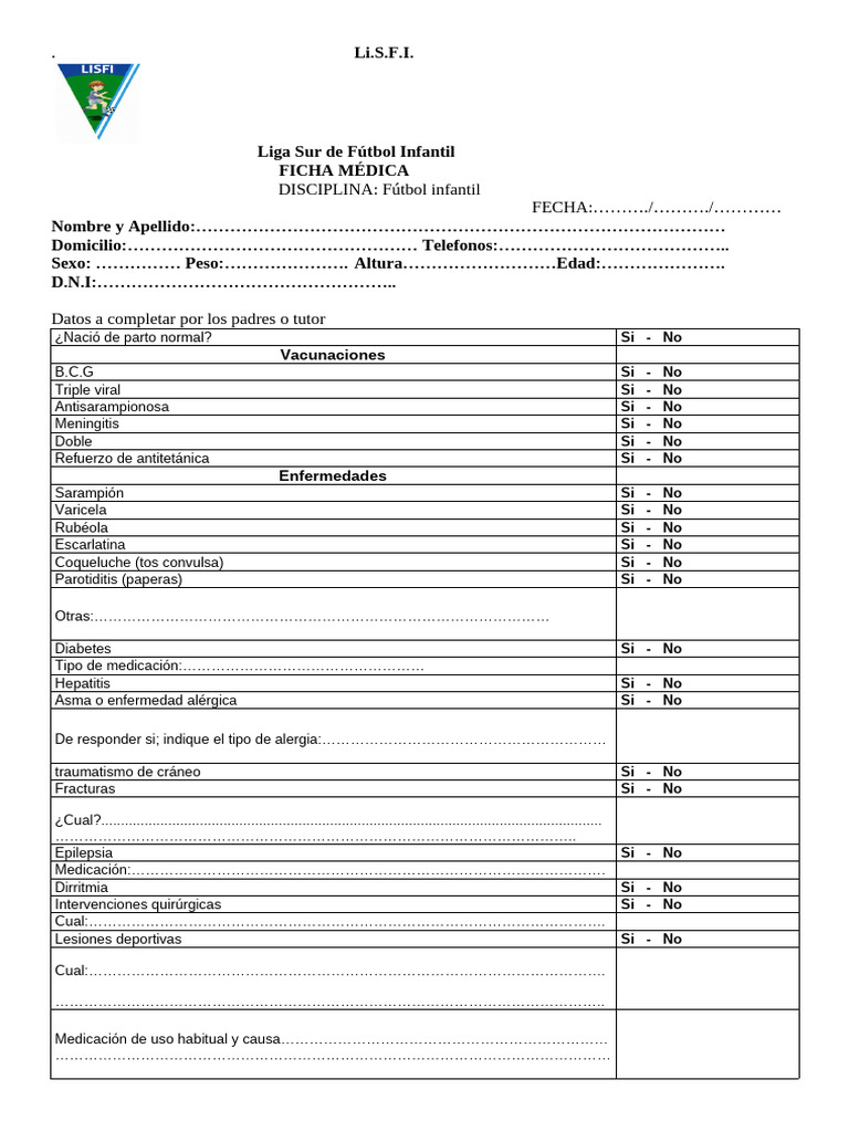 Planillas Apto Medico 2024 | PDF | Enfermedades y trastornos | Medicina