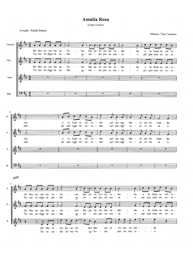Arreglos Corales Rafael Suarez 5 PDF Free | PDF