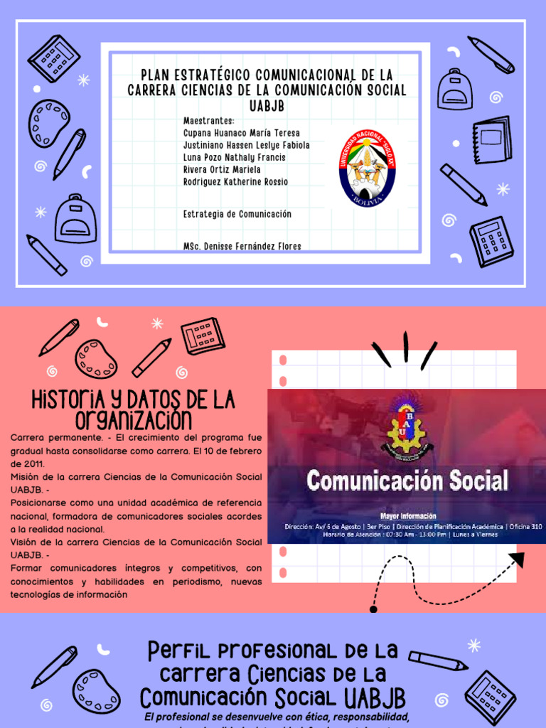 Plan Estratégico Comunicacional Carrera CCS | PDF | Publicidad | Marketing