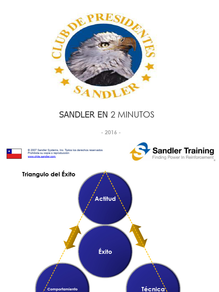 Sandler Training en 2 Minutos - 2016 | PDF | Crecimiento personal y ...