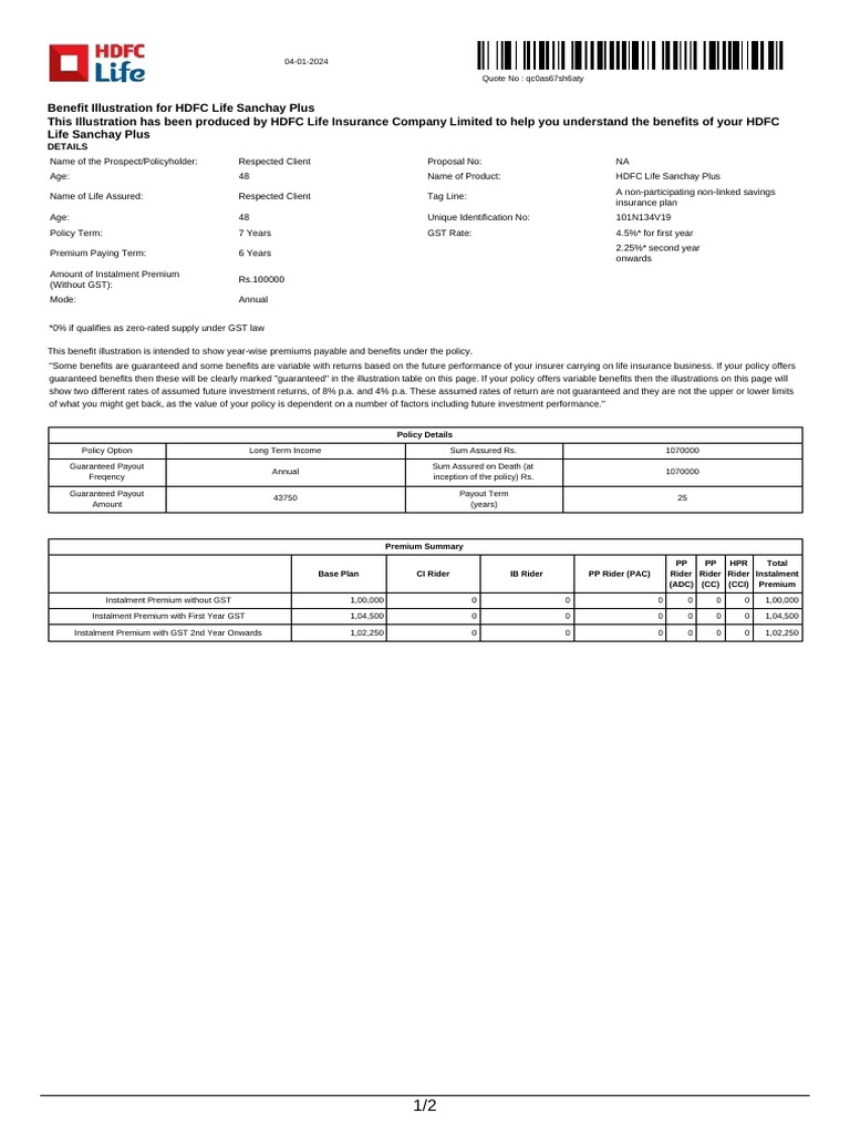 Illustration - 2024-01-04T213945.722 | PDF | Life Insurance | Insurance