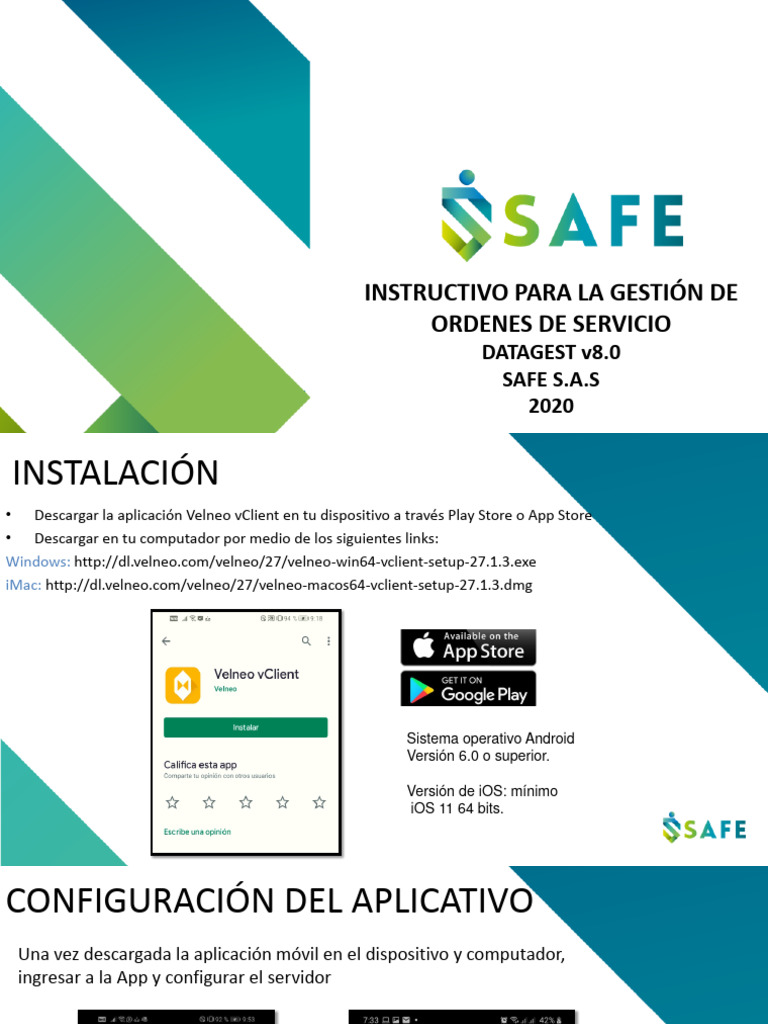 Instructivo Plataforma Datagest v8.0 | PDF | Aplicación movil | Contraseña