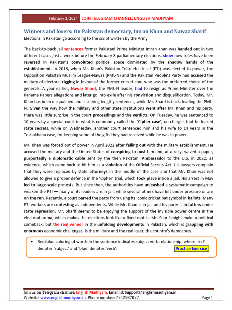 Winners And Losers Pdf Nawaz Sharif