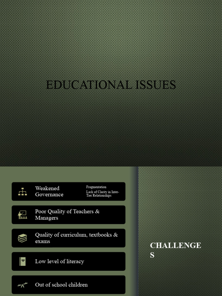 Educational Issues | PDF | Schools | Demand