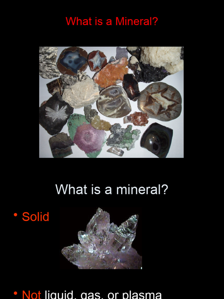Understanding Minerals: Types and Properties | PDF | Minerals | Mineralogy