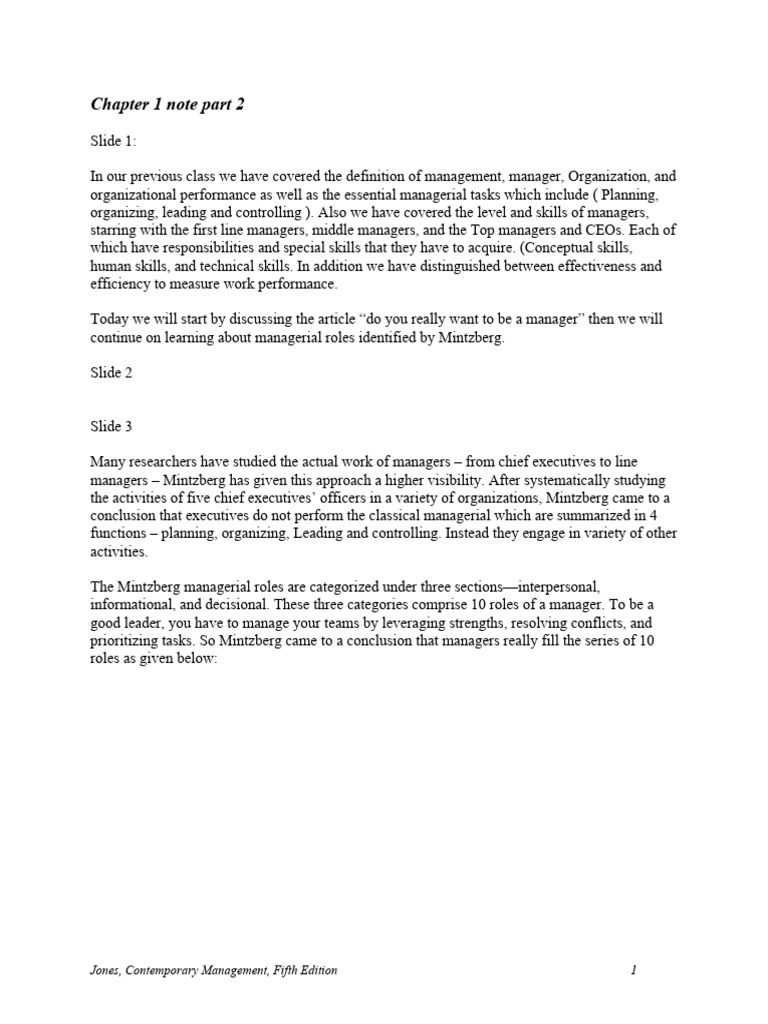 Lecture Note ch1 Part 2 | PDF | Negotiation | Information