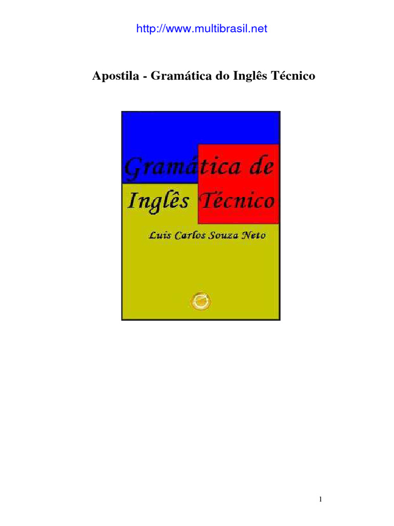 Gramatica de Ingles Tecnico PDF | PDF | Assunto (gramática) | Semântica