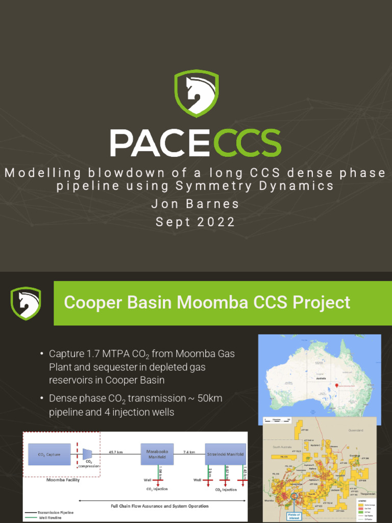 8modelling Blowdown of A Long CCS Dense Phase Pipeline Using Symmetry ...