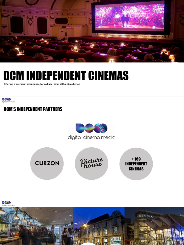 DCM Independent Cinemas | PDF | Movie Theater