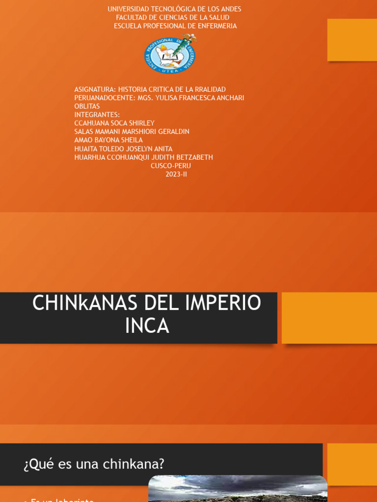 CHINKANAS | PDF | Ciencias sociales | Religión y espiritualidad