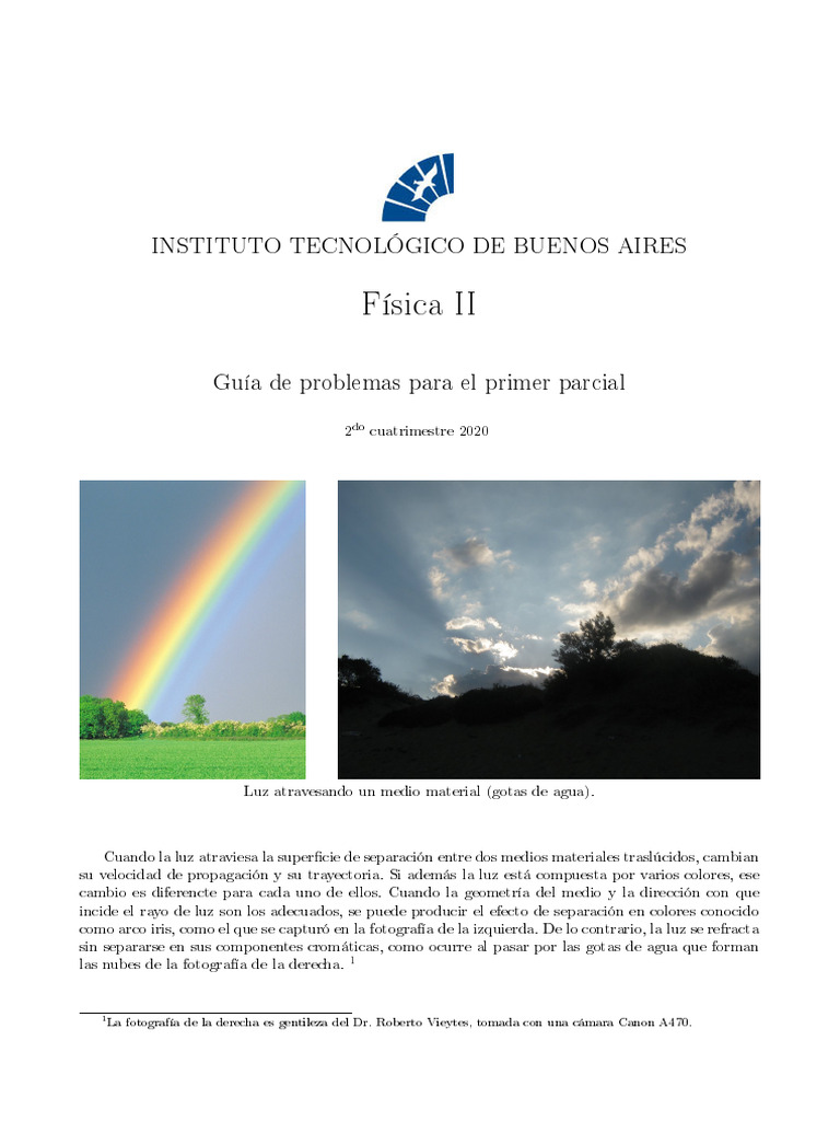 Guía F2 Primer Parcial | PDF | Oscilación | Ligero