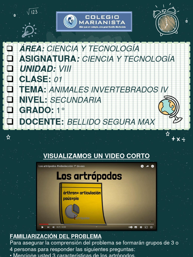 1 Sec Cyt 01 Animales Invertebrados Iv | PDF