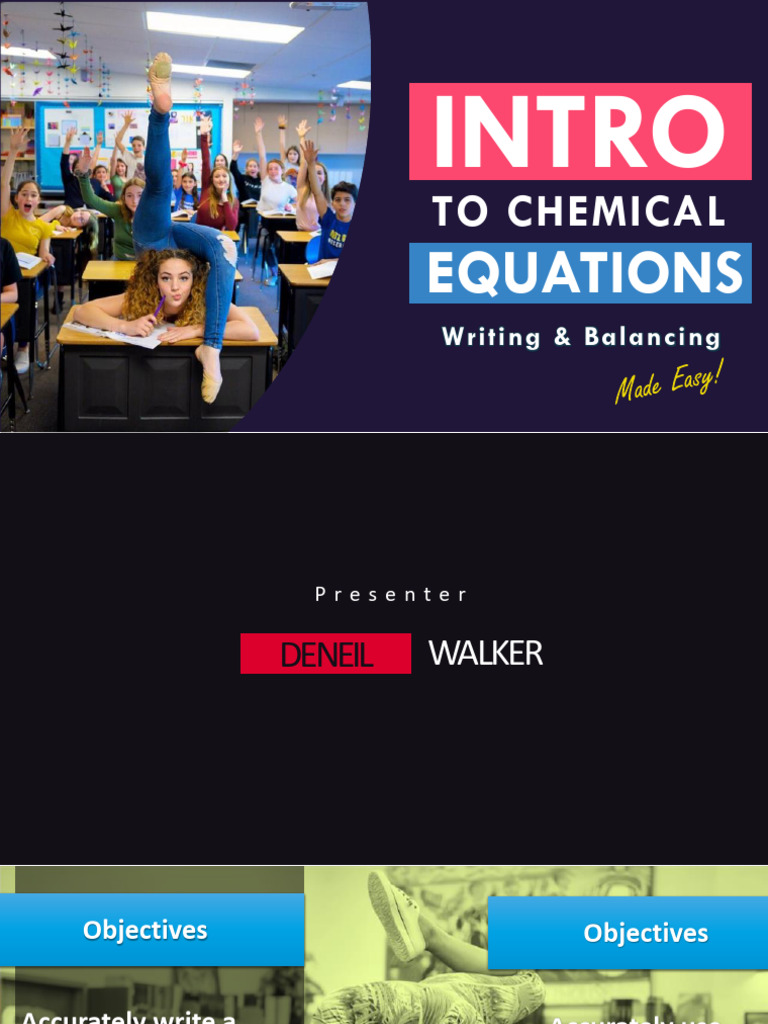 Writing and Balancing Chemical Equations-2 | PDF | Oxide | Magnesium