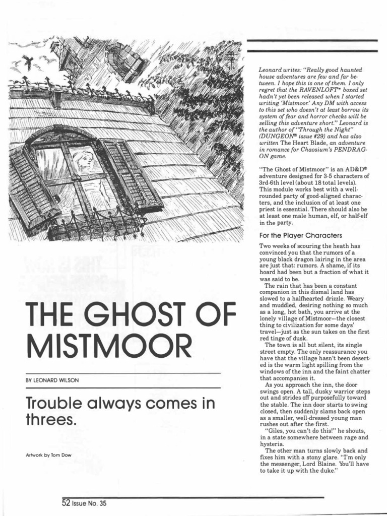 Mist Moor | PDF | Ghosts