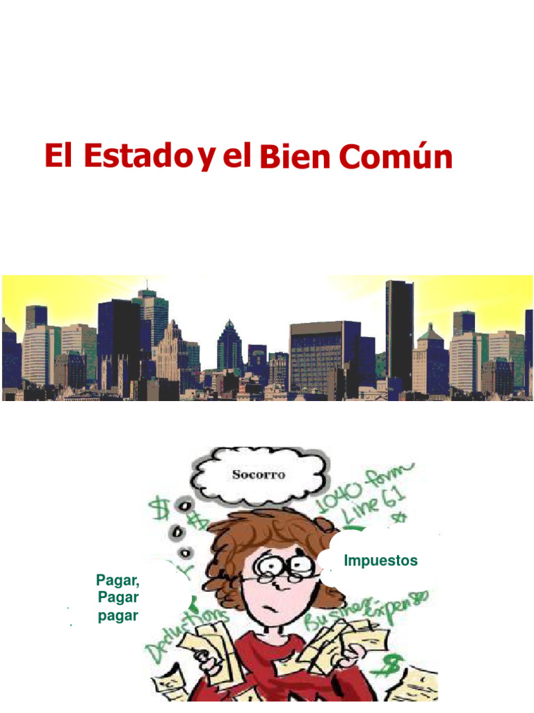 El Estadoy El Bien Comun | PDF | Presupuesto | Impuestos