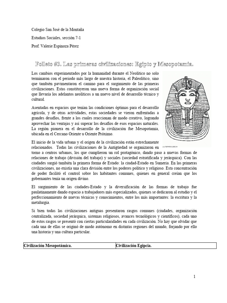 Egipto y Mesopotamia | PDF | Mesopotamia | Antiguo Egipto Egipto y Mesopotamia | PDF | Mesopotamia | Antiguo Egipto