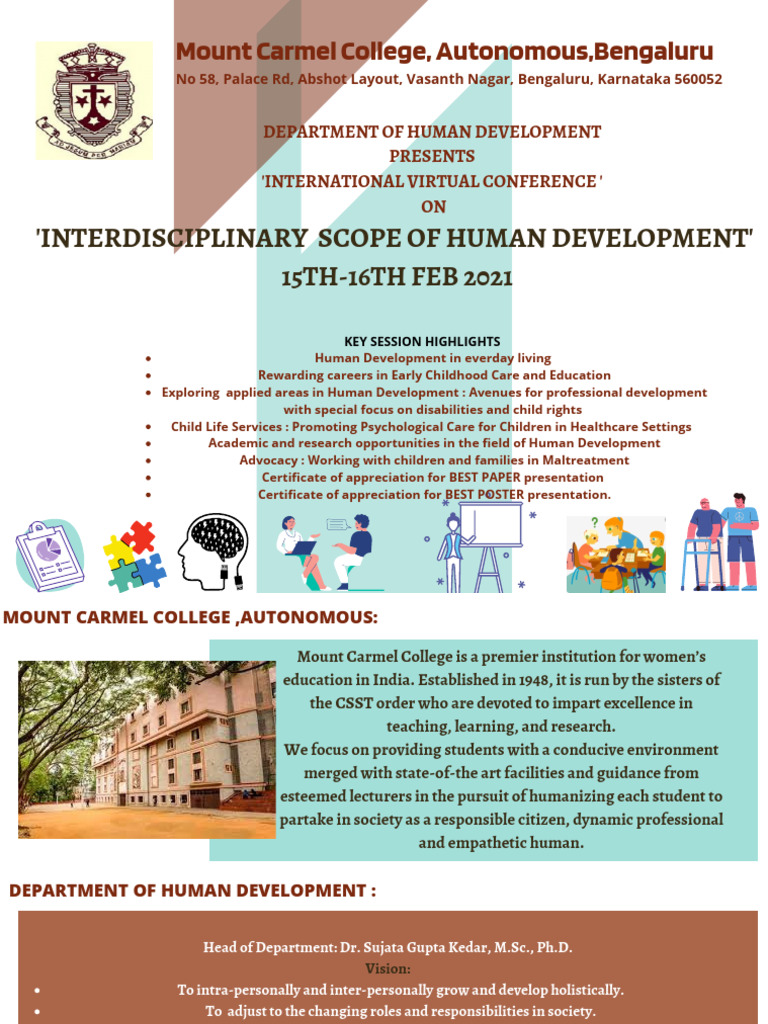 Human Development Conference Brochure | PDF | Developmental Psychology | Human Development