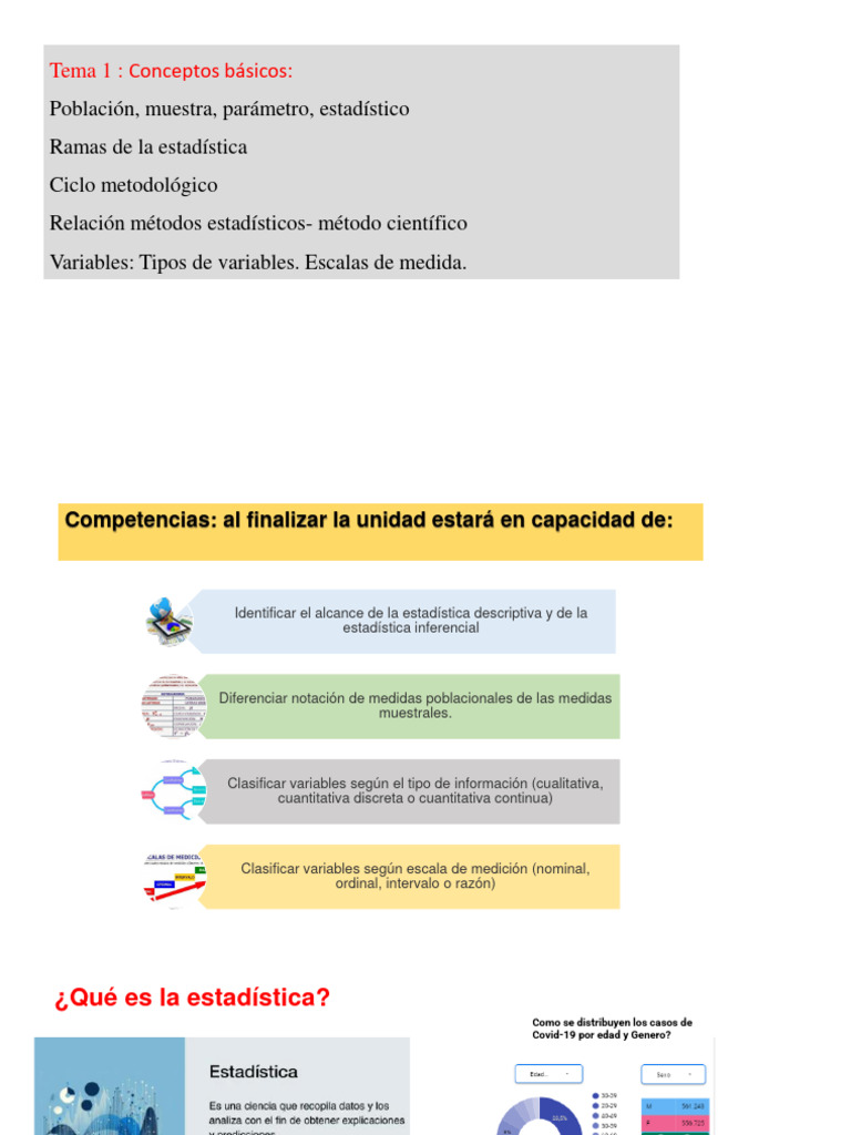 Introducción Estadistica General | PDF | Estadísticas | Nivel de medida