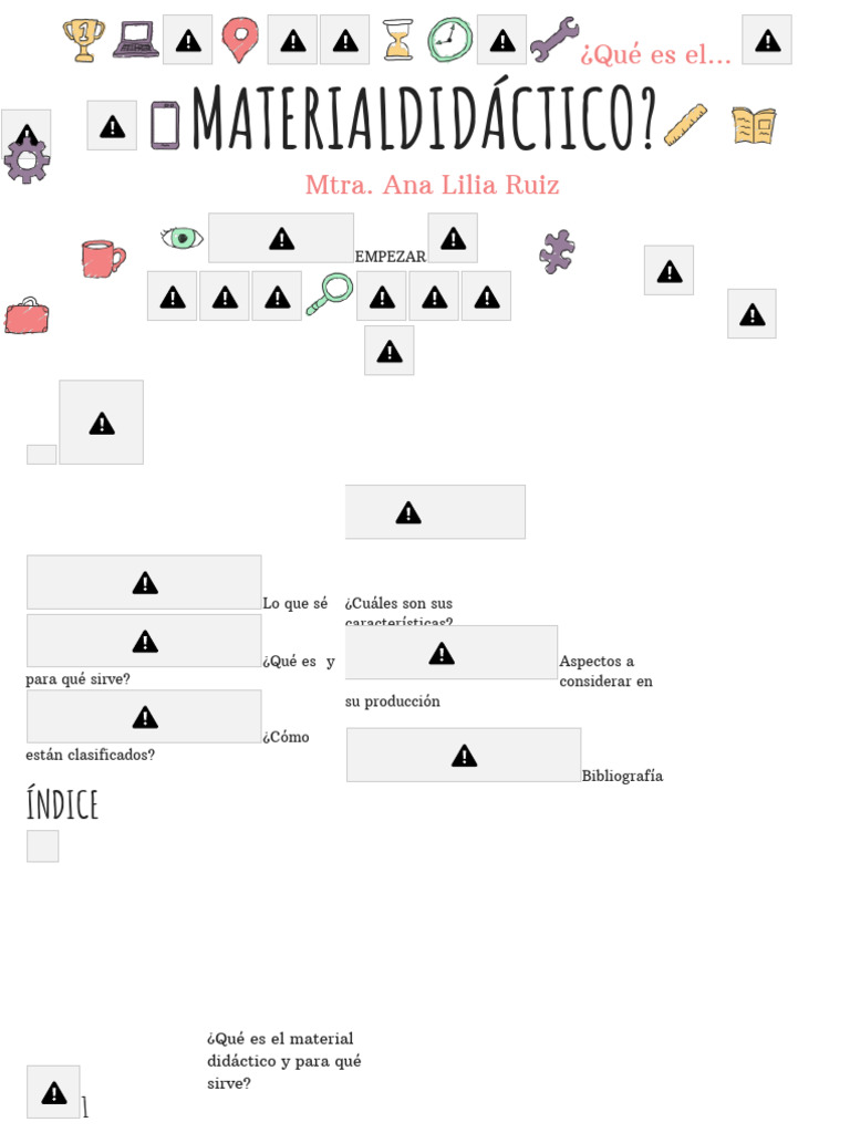 Definición y Clasificación del Material Didáctico | PDF | Aprendizaje ...