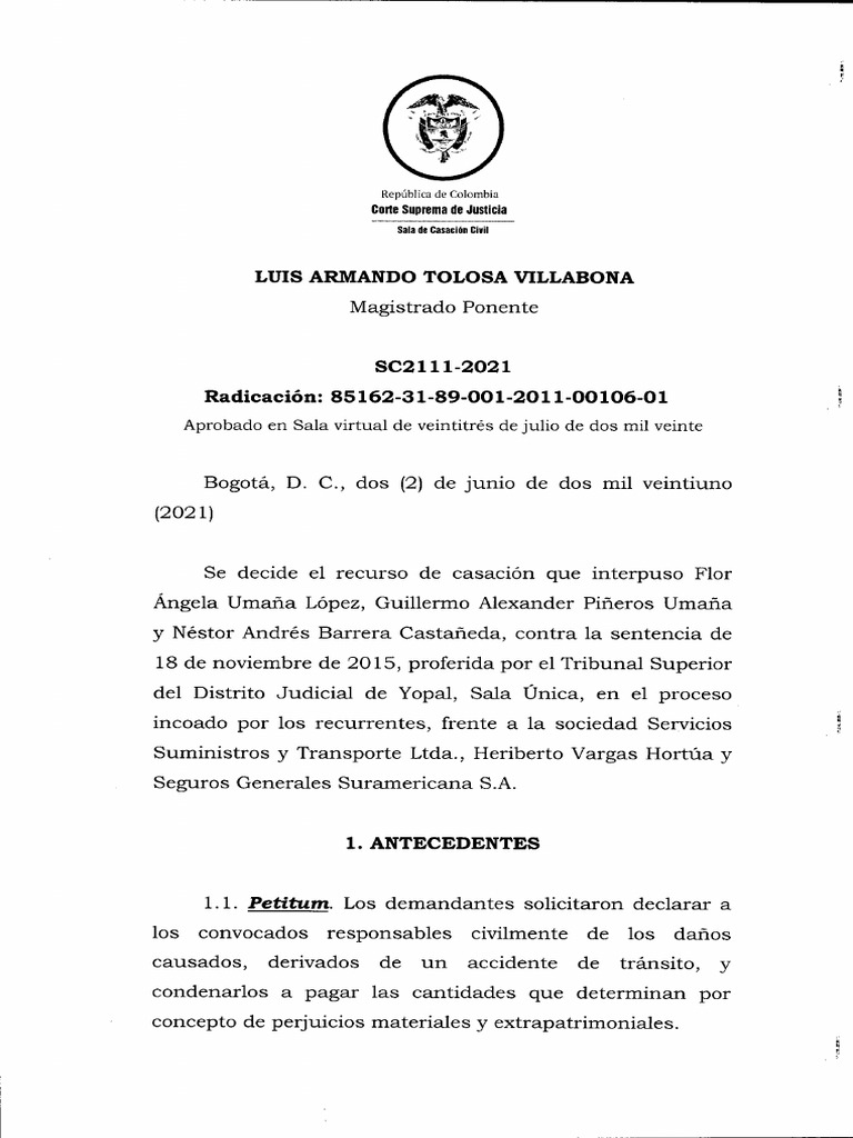 Sentencia Del 2 de Junio de 2021 | PDF