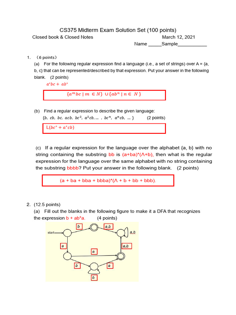 Sol SM 2023s | PDF | Computer Science | Formalism (Deductive)