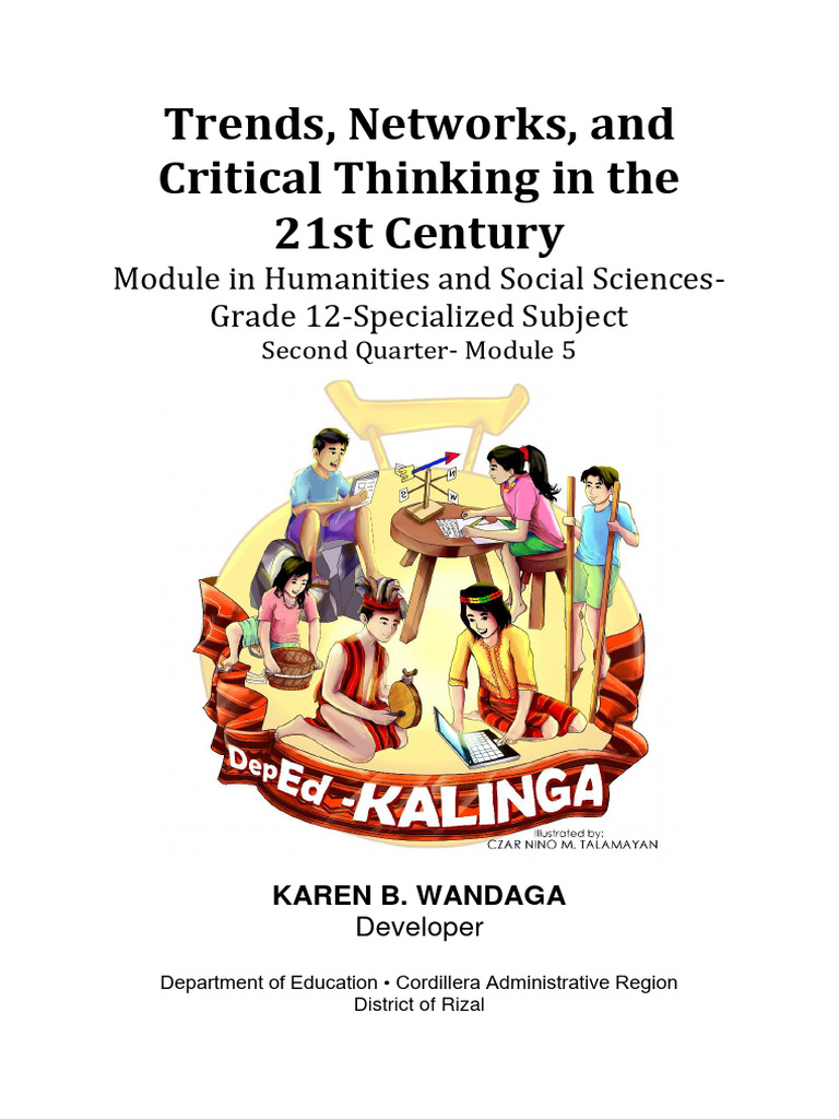Passed 1275-13-21MELCS Kalinga Trends Networks and Critical Thinking in The 21st Century | PDF ...